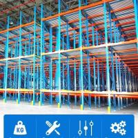China Q235B Raw Material Customized ISO/CE Certified Heavy Duty Pallet Flow Racking System for sale