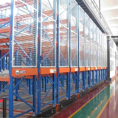 China Open Structure Electrical Mobile Pallet Racking for Warehouse Storage Customized for sale