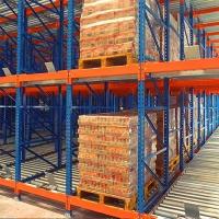 China Customized Pallet Racking With Heavy Duty Roller Tracks And Long-lasting Steel Shelf for sale