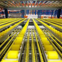 China Metal Carton Flow Rack Gravity Flow Shelf Warehouse Equipment Within Pallet Racking for sale