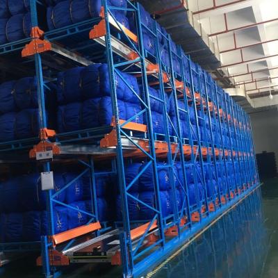China Warehouse Storage Pallet Flow Rack With Drive In Rack And Powder Coating Structure for sale