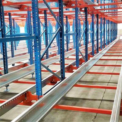 China Common Serviceability Q235 Radio Pallet Shuttle Racks For Automated Warehouse Storage for sale