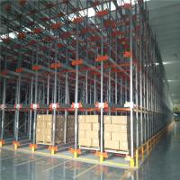 China Heavy Duty 1000-1500kg Pallet Radio Shuttle Racking System For High Capacity Storage for sale