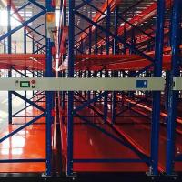China Electric Mobile Pallet Racking Warehouse Retrieval System High Density Automated Type for sale