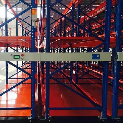 China Electric Mobile Pallet Racking Warehouse Retrieval System High Density Automated Type for sale
