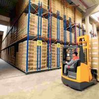 China High Space Utilization Guide Rail Electric Mobile Rack Storage System for Pallet Racking for sale