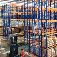 China Powder Coating Q235B Double Deep Pallet Racking With Customized Package Size for sale