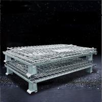 China Powder Coating Foldable Steel Warehouse Butterfly Cage 1000*800*840 for 300kg Durable for sale