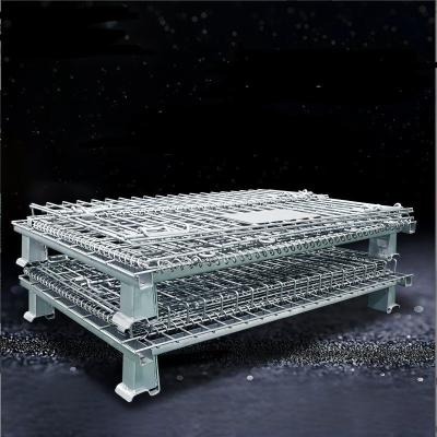 China Conventional High Storage Capacity Metal Storage Cages with Rolling Wire 100-1500kg for sale