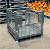 China Development Conventional Stackable Mesh Steel Stillage Wire Container Cage for Waste for sale