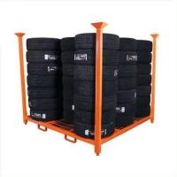 China Easy to Assemble Heavy Duty Portable Metal Stack Racks for Common Tires 0-5m Height for sale