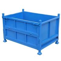 China Heavy Duty Stacking Steel Box Storage and Transport Iron Turnover Cabinet for Storage for sale