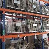 China 100-1500kg Popular Heavy Duty Foldable Steel Wire Mesh Containers for Customized Storage for sale