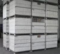 China 800*600*640 Metal Storage Cage Wire Mesh Cages for Warehouse Turnover Open or Closed for sale