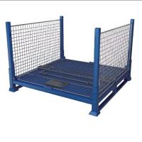 China 2024 Box Type Steel Metal and Galvanized Stackable for Material Common QF-Turnover Box for sale