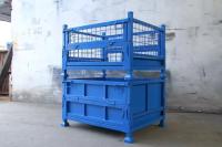 China Heavy Duty Mesh Stillage With 1000kg Load Capacity And Powder Coating for sale