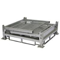 China Foldable QF-Turnover Box Mesh Side Panel Storage Unit For Industrial And Warehousing for sale