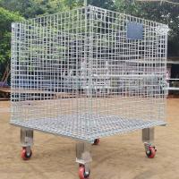 China 80.000kg Package Gross Weight Cage Container For Pallet Closed Open for sale