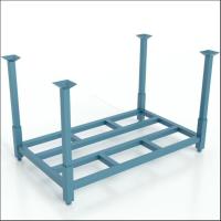 China Common Powder Coating Stacking Racks For Chemicals Bag Storage Heavy Duty And Foldable for sale