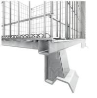 China Foldable Galvanized Steel Bin Pallet Mesh Container Welded Portable 100-1500 Closed Open for sale