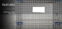China Manufacture Supply Collapsible Metal Wire Mesh Storage Cage For Customized Height 0-5m for sale