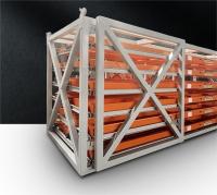 China QF-Sheet Racking Customized Hand-Operated Roll out Sheet Metal Rack for Plate Storage for sale