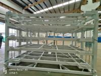 China Powder Coating Horizontal Manually Roll out Sheet Metal Rack for Construction Plate for sale