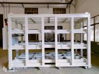 China Anti-Wear Power-Driven Roll-out Sheet Storage Racks For Industrial Steel Iron Sheet for sale