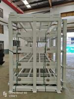China Customized Height 0-5m Heavy Duty Metal Sheet Hand Roll Out Rack For Steel Sheet for sale