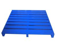 China 2 Way Forklift Entry Heavy Duty Steel Pallet for Warehouse 0-5m Height Durable Design for sale