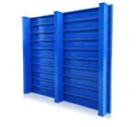 China 2 Way Forklift Entry Heavy Duty Steel Pallet for Warehouse 0-5m Height Durable Design for sale