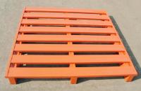 China Anti-Wear 2 Way Entry Single Faced Welded Steel Pallet for Warehouse Storage 100-3000kg for sale