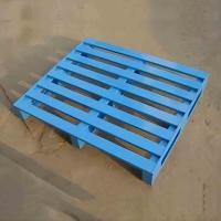 China QF-Pallet Single/Double Faced 4 Way Entry Load Capacity Warehouse Metal Steel Pallets for sale