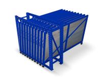 China Heavy Duty Roll Out Sheet Drawer Rack For Steel Sheets Storage Customized Design for sale