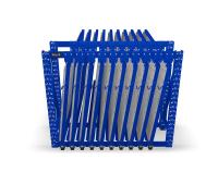 China Heavy Duty Roll Out Sheet Drawer Rack For Steel Sheets Storage Customized Design for sale