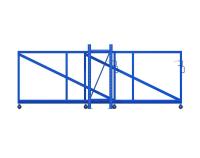 China Powder Coating Steel Industrial Flat Sheets Roll Out Rack For Cut Pieces Partial Sheets for sale