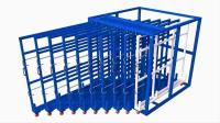 China Sturdy Steel Plate Rack Storage Systems For Sheet Metal Package Gross Weight 100.000kg for sale