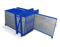 China Sturdy Steel Plate Rack Storage Systems For Sheet Metal Package Gross Weight 100.000kg for sale