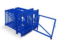 China Sturdy Steel Plate Rack Storage Systems For Sheet Metal Package Gross Weight 100.000kg for sale