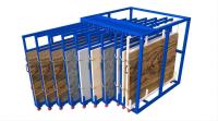 China Serviceability Customized Vertical Sheet Metal Storage Roll Out Rack For Sheet Profile for sale