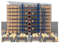 China QF-ASRS Steel Pallet Racking For Automated Warehouse Stacking System Equipment Solution for sale