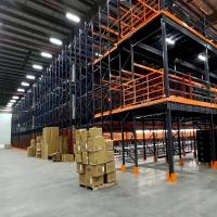 China 100.000kg Package Gross Weight Steel Mezzanine Rack For OEM/ODM Industrial Warehouse System for sale