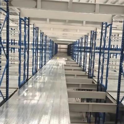 China Small Warehouse Storage Fixed Mobility Mezzanine Platform Heavy Duty Racking Solution for sale