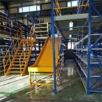 China Stable Steel Stage Durable Multi-Level Mezzanine Storage System 500-1500 By QF-Mezzanine for sale