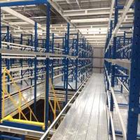 China Three-Floors Customized Warehouse Steel Mezzanine Floors Racking System For Storage for sale