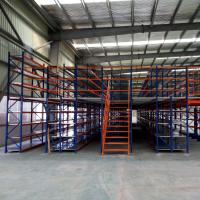 China QIFEI-MEZZANINE RACKING SYSTEM For Industrial Mezzanine Platform Drive In Rack Design for sale