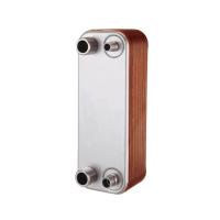 China Hydraulic Cooler Hot Water Coil Copper Compact Brazed Plate Heat Exchanger for sale