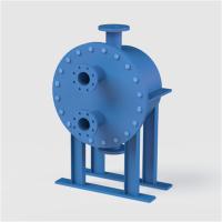 China Full Welded Plate And Shell Heat Exchanger For Gas Heating And Cooling for sale