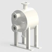 China Full Welded Plate And Shell Heat Exchanger For Gas Heating And Cooling for sale