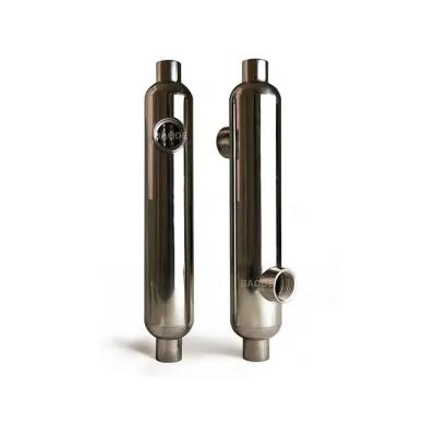 China Different kinds of water to water shell tube heat exchanger swimming pool heat exchanger for sale